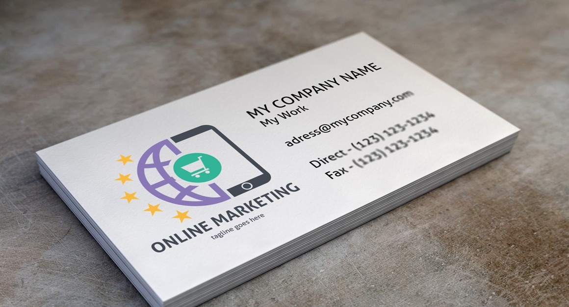 Online Pazarlama Logo Şablonu #123705 - TemplateMonster