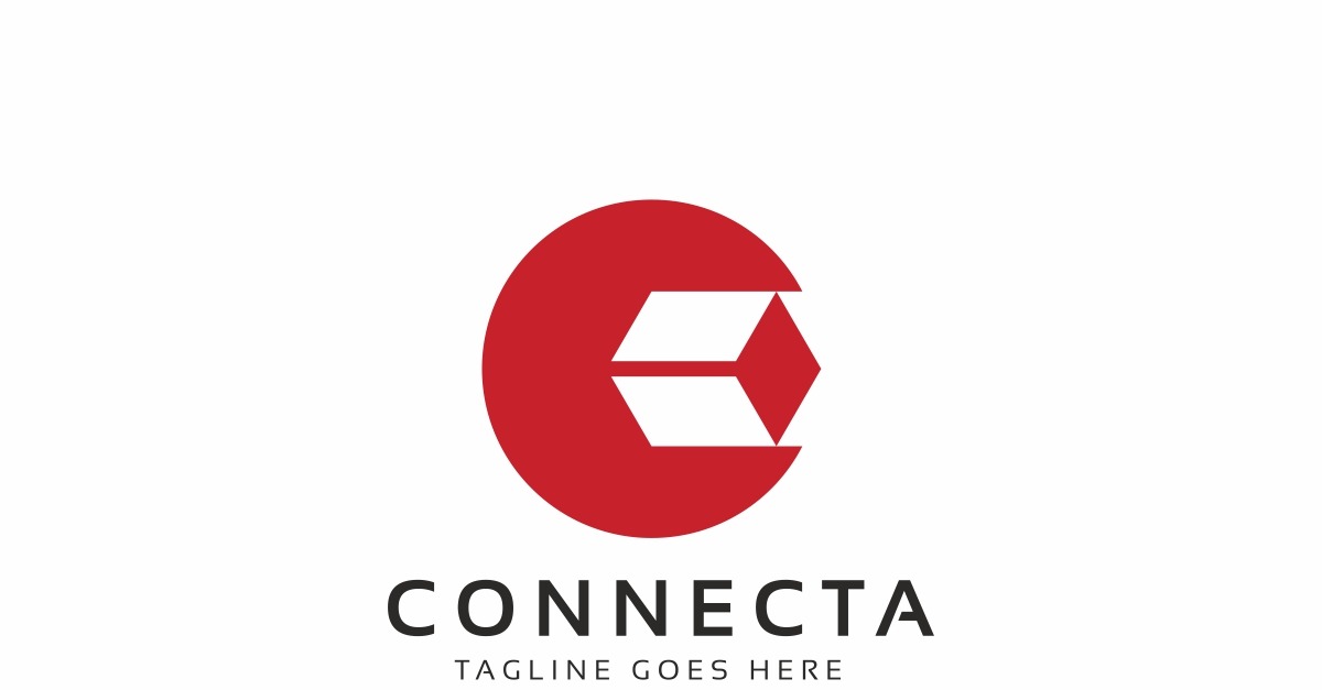 Modèle de logo de lettre Connecta C #124234 - TemplateMonster