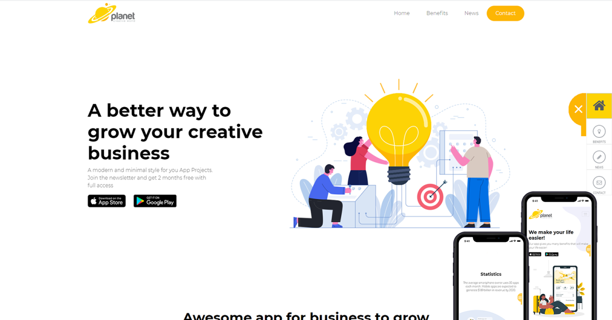 Creative Business Website Template #124519 - TemplateMonster