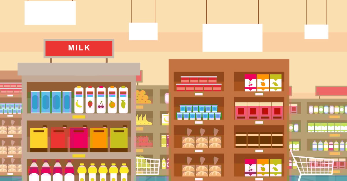 Modern Department Store - Illustration - TemplateMonster