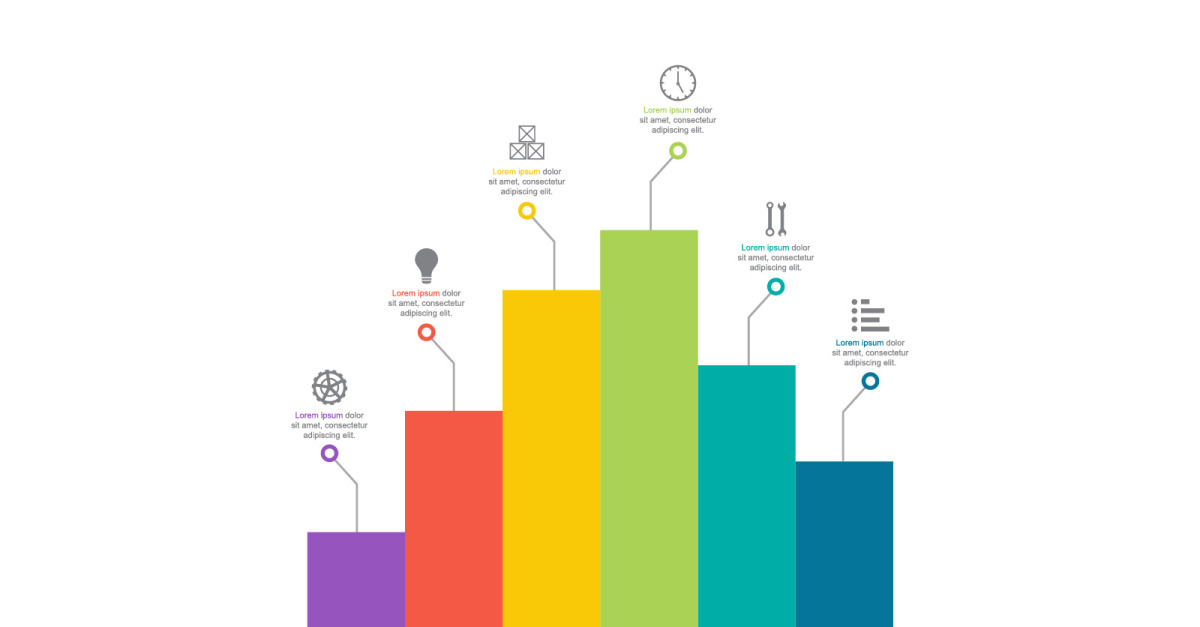 Diagram Financial Data Infographic Elements - TemplateMonster