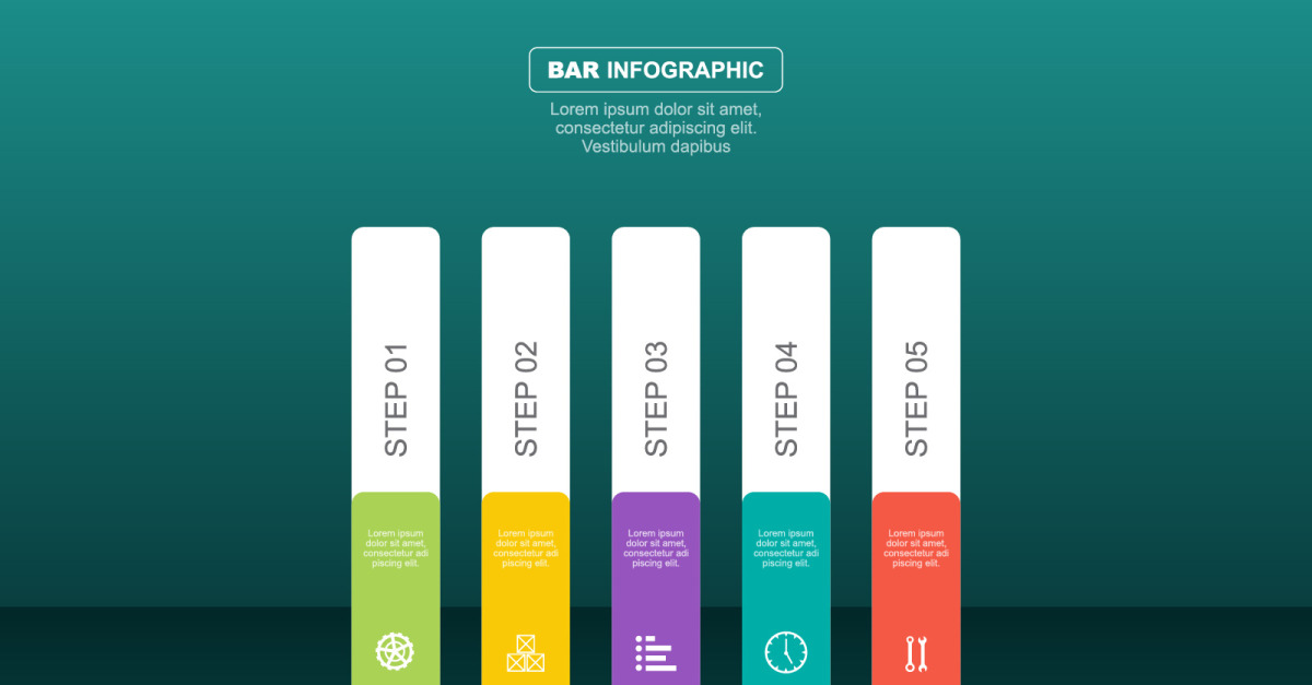 Diagram Financial Growth Infographic Elements