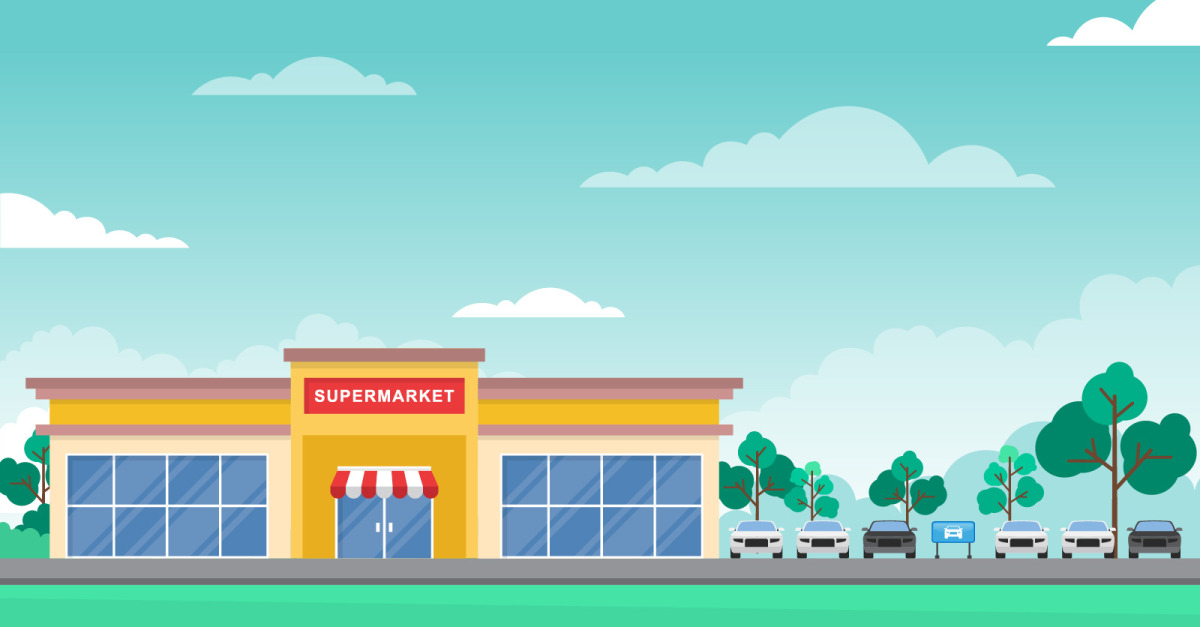Store City Building - Illustration #125139 - TemplateMonster