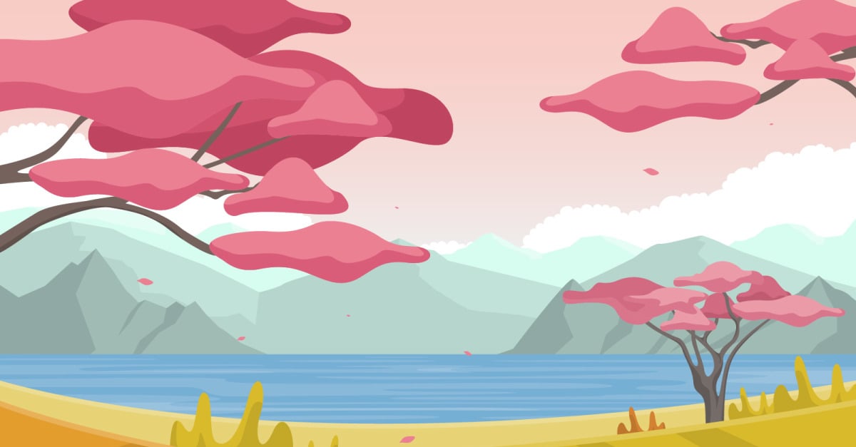 Fall Season Japan - Illustration #137707 - TemplateMonster