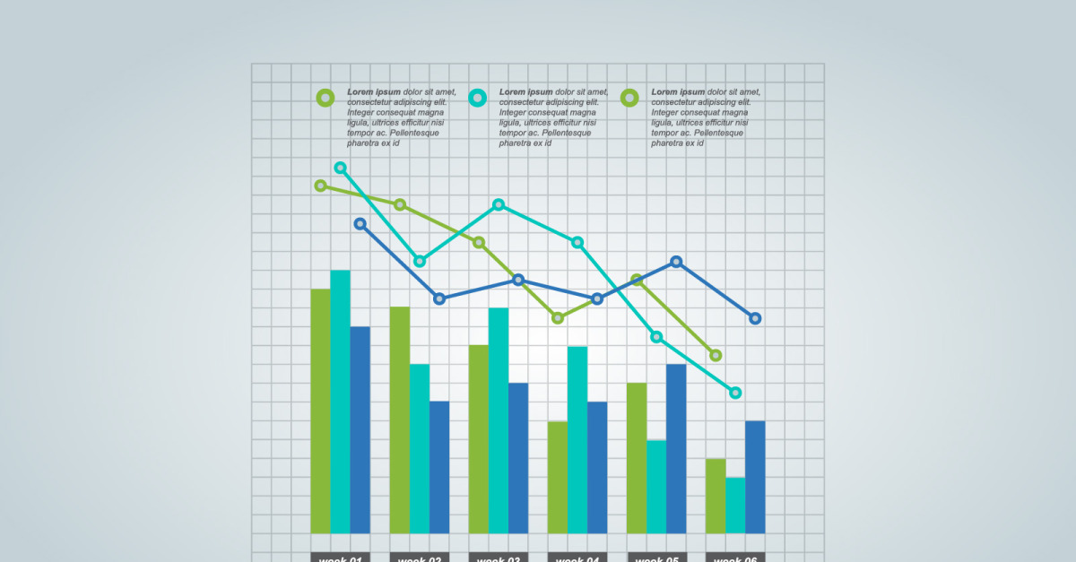 Economic Problem Statistical Infographic Elements