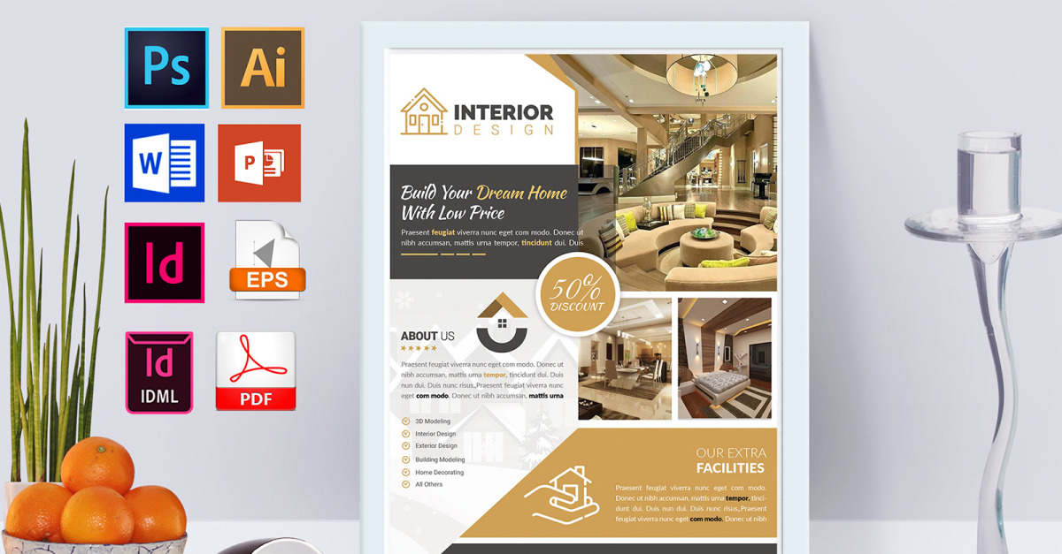 Poster | Interior Design Service Vol-01 - Corporate Identity Template