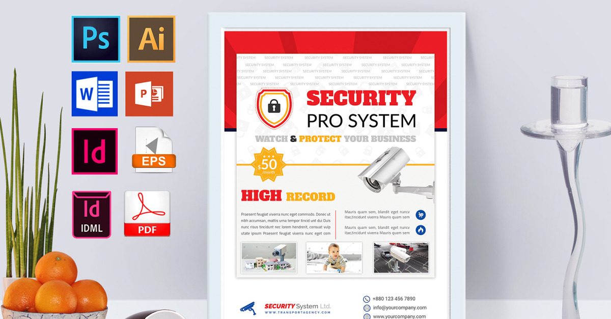 Poster | Security System Vol-02 - Corporate Identity Template