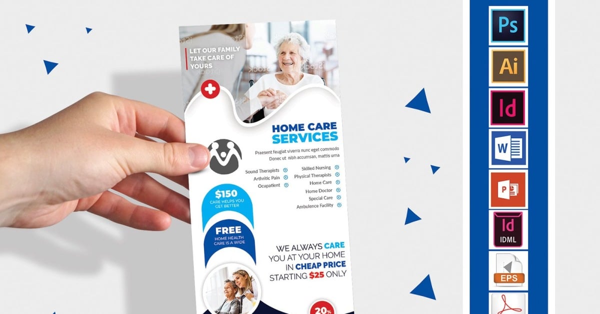 Rack Card | Home Doctor Care Service DL Flyer Vol-01