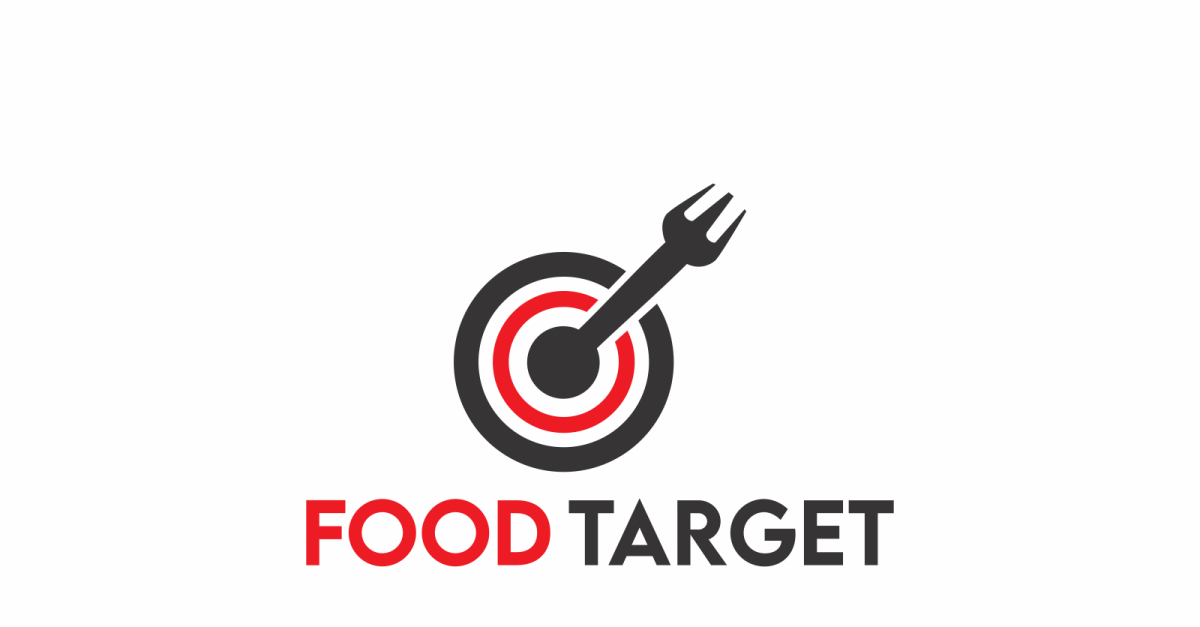 Food Target Logo Template #143159 - TemplateMonster