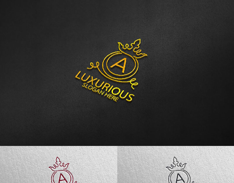 Crown Luxurious Royal 99 Logo Template - TemplateMonster