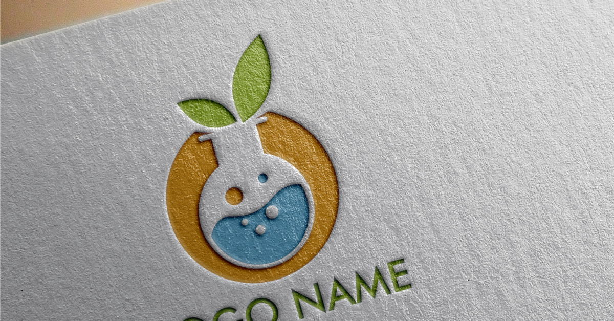 Lab Orange Logo Template #143313 - TemplateMonster