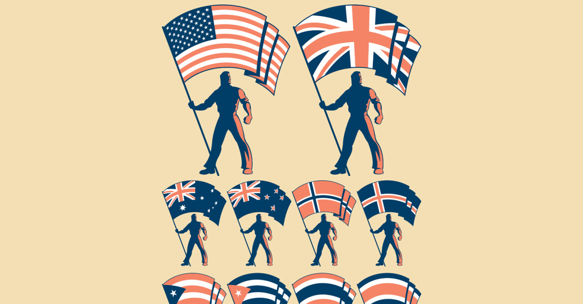 Flag Bearer 2 - Illustration #143615 - TemplateMonster