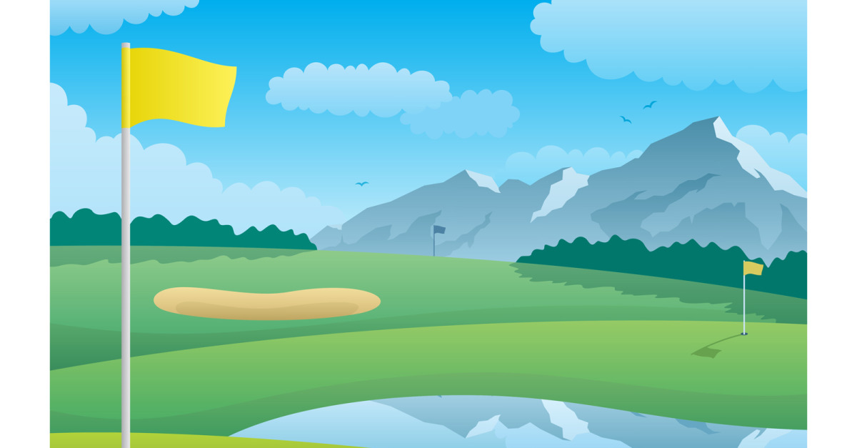 Golf Course - Illustration #143660 - TemplateMonster