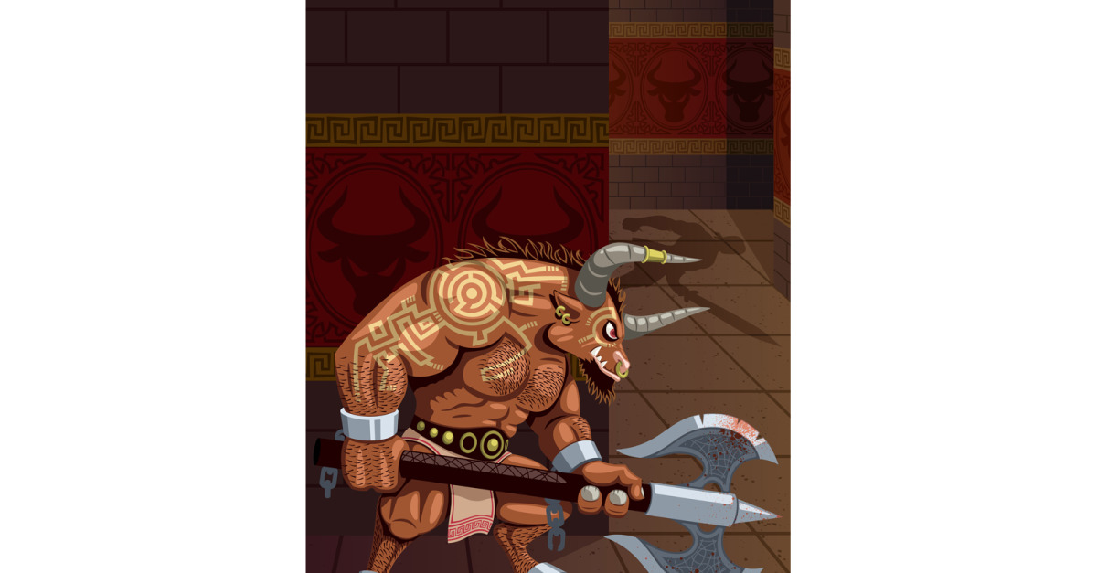 Minotaur - Illustration #143719 - TemplateMonster