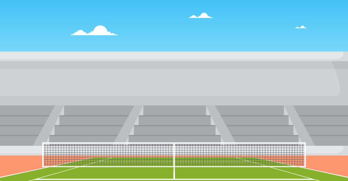 Court Stand Game - Illustration #144122 - TemplateMonster