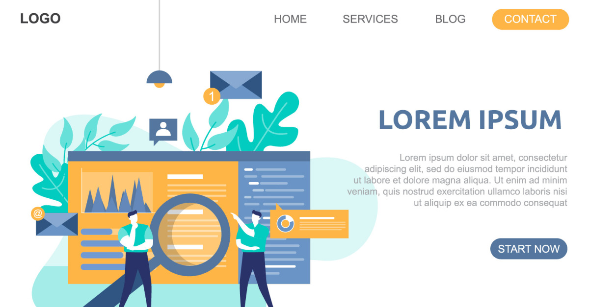 Conception de projet Web - Illustration - TemplateMonster