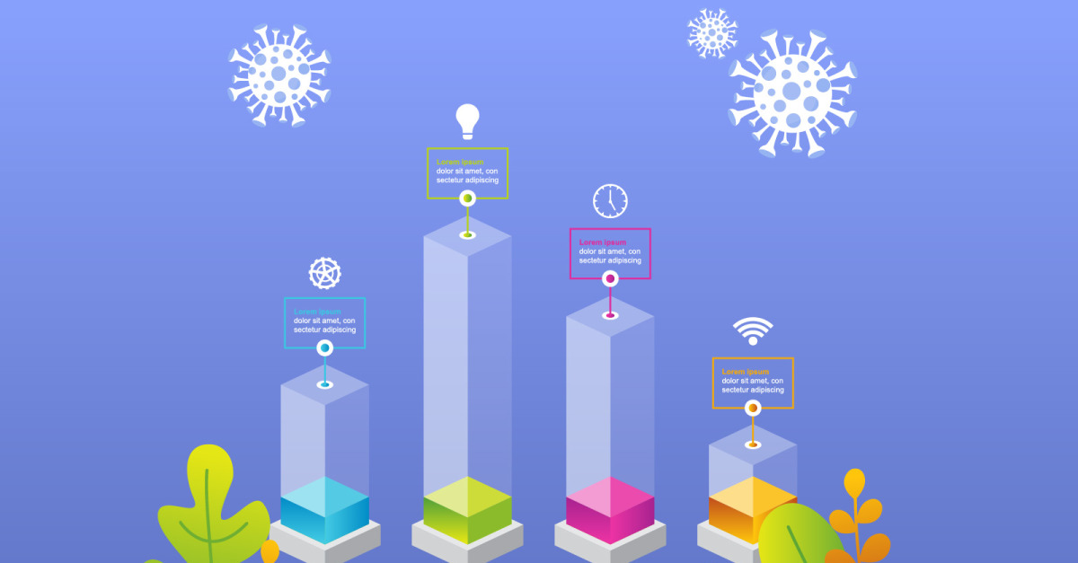 Declining Economic Data - Illustration - TemplateMonster