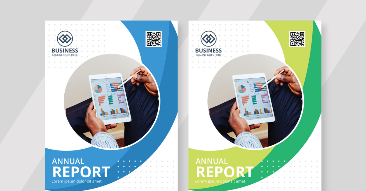 Annual Report Design - Corporate Identity Template