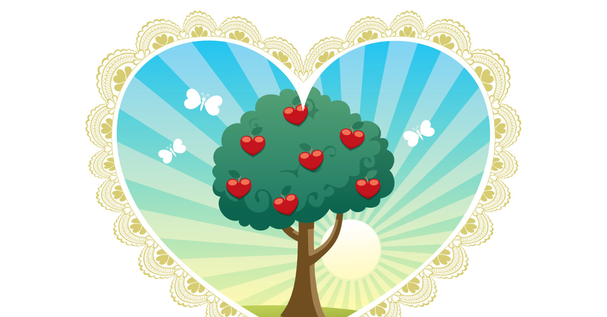 Love Tree - Illustration #145391 - TemplateMonster