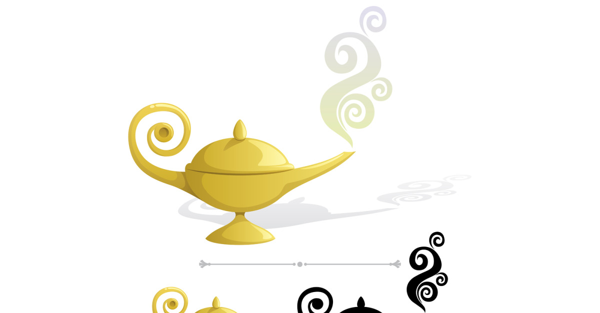 Magic Lamp - Illustration #145401 - TemplateMonster
