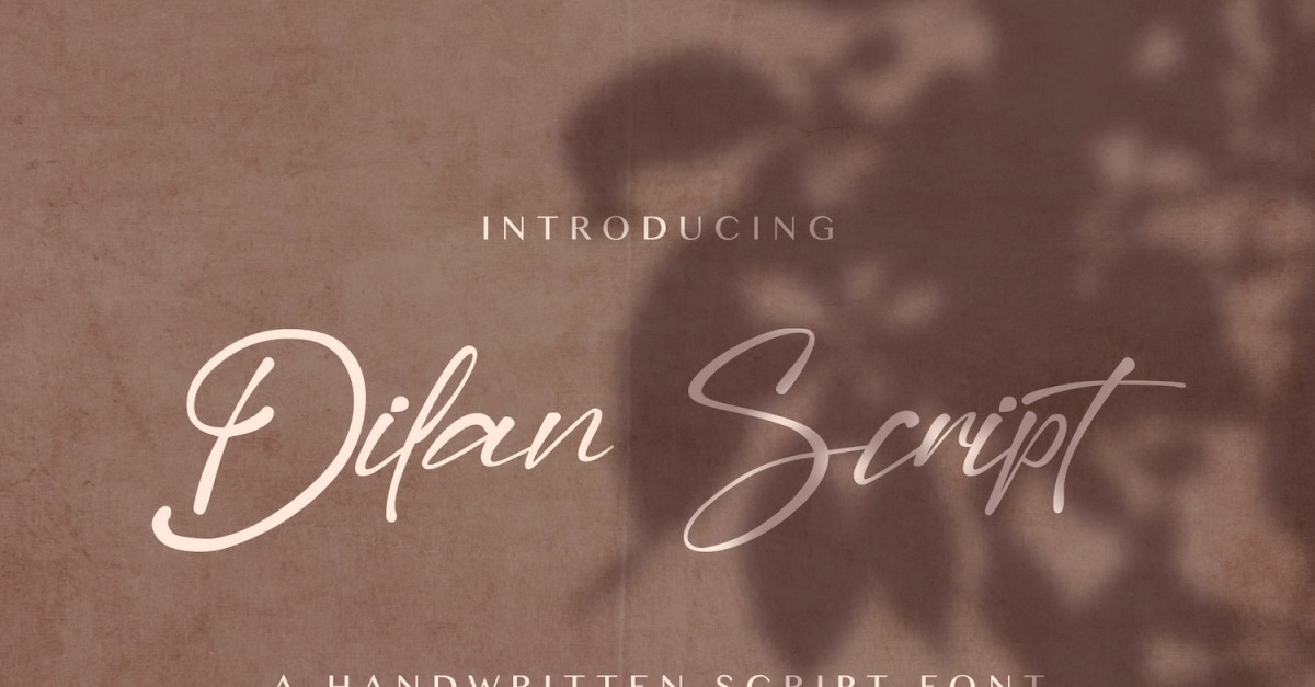 Dilan Script - Fuente manuscrita #145655 - TemplateMonster