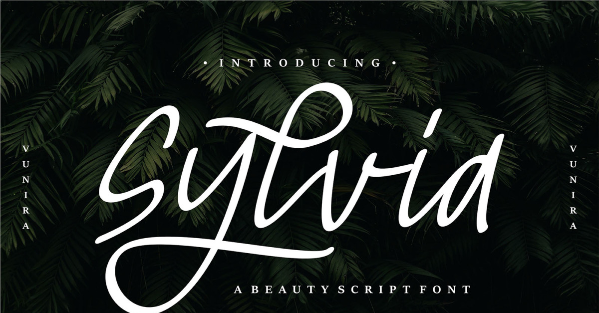 Sylvia | Police cursive beauté #145623 - TemplateMonster