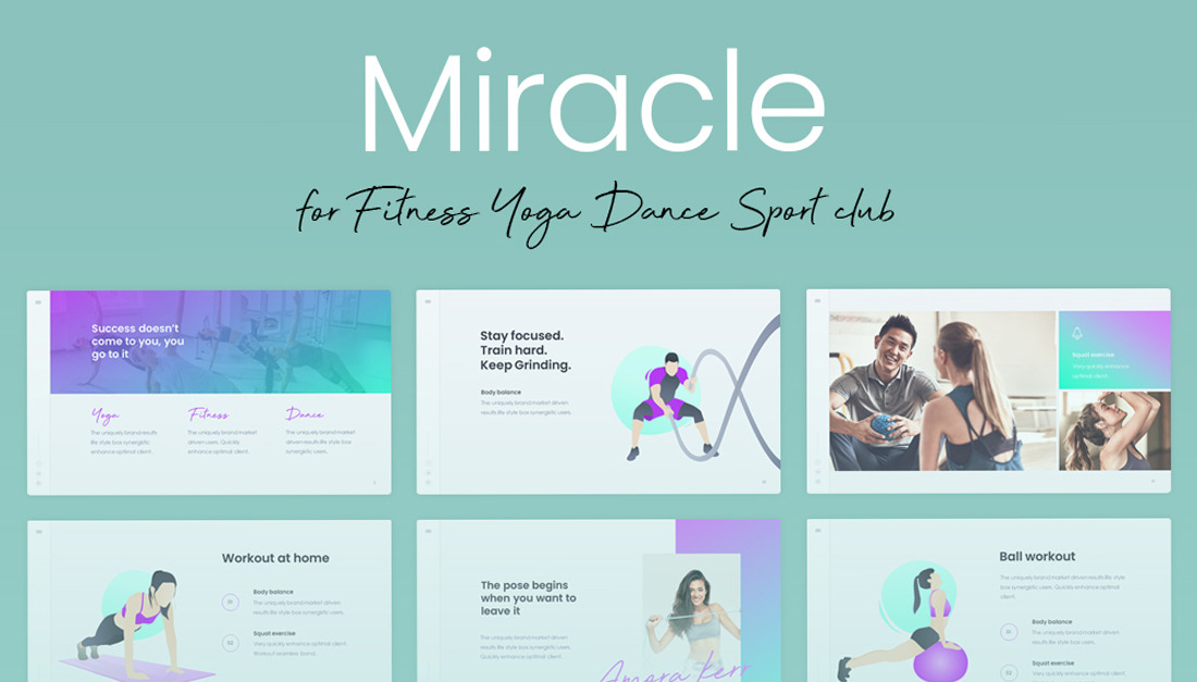 Miracle PowerPoint-Vorlage #145917 - TemplateMonster