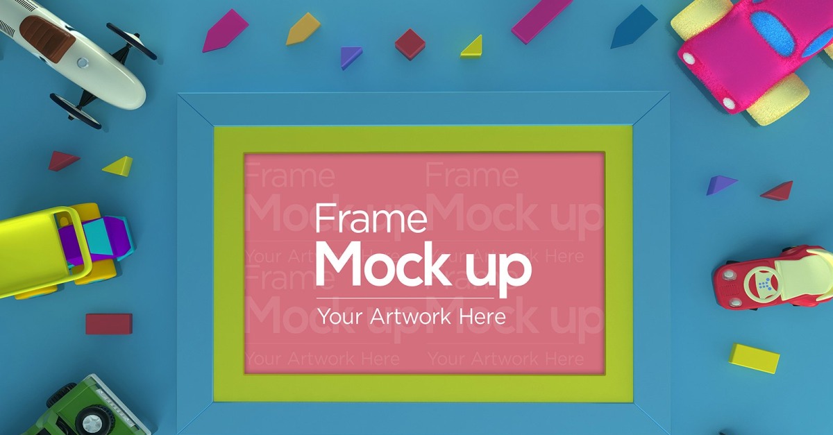 Kids Frame product mockup #146465 - TemplateMonster