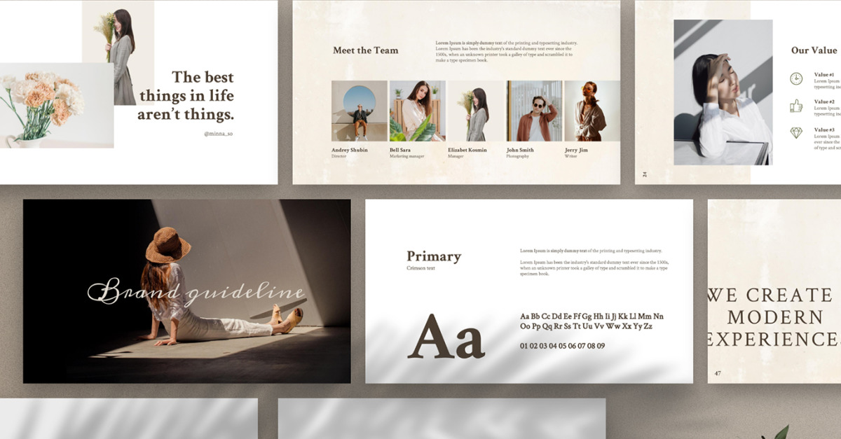MERYLIN - Brand Guidelines Animated Template Google Slides MERYLIN - Brand Guidelines Animated Template Google Slides