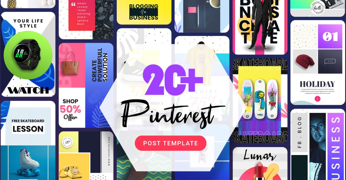 Pinterest Post Social Media Template - TemplateMonster