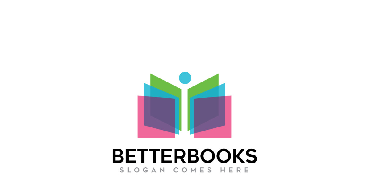 Betterbook Logo Template #147124 - TemplateMonster