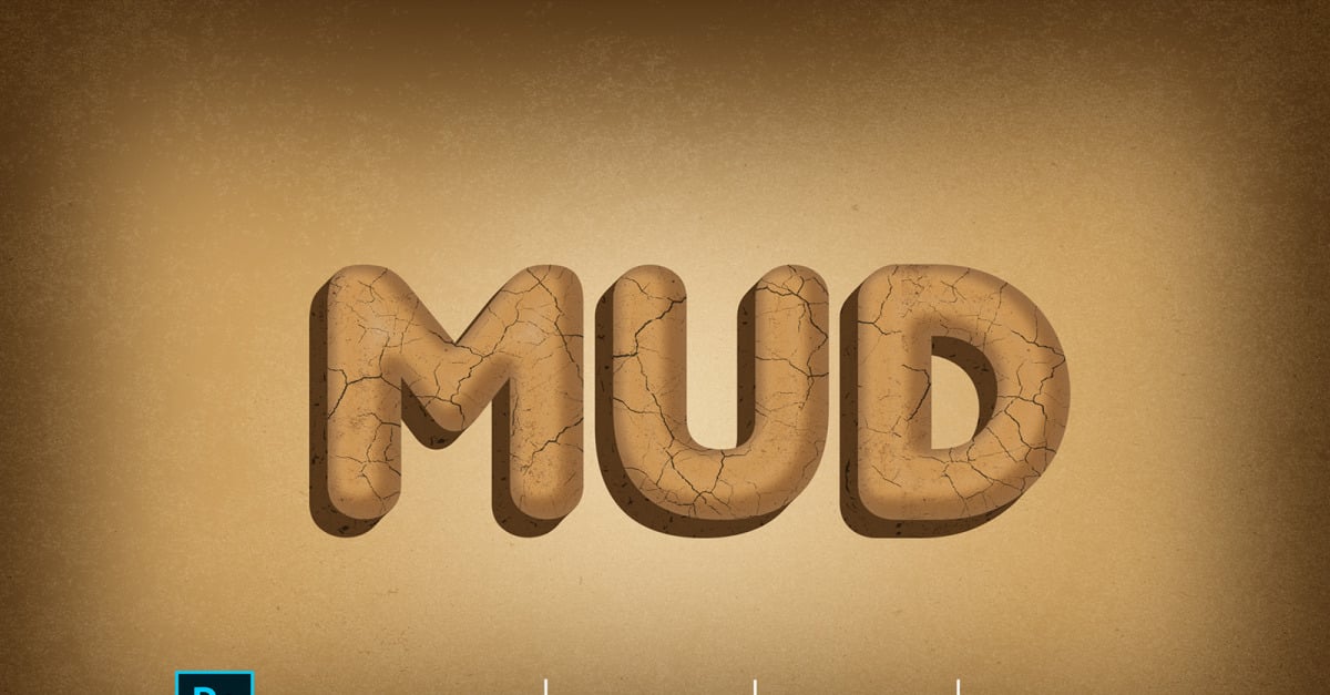 Mud Text Effect Design Photoshop Layer Style Effect - Illustration
