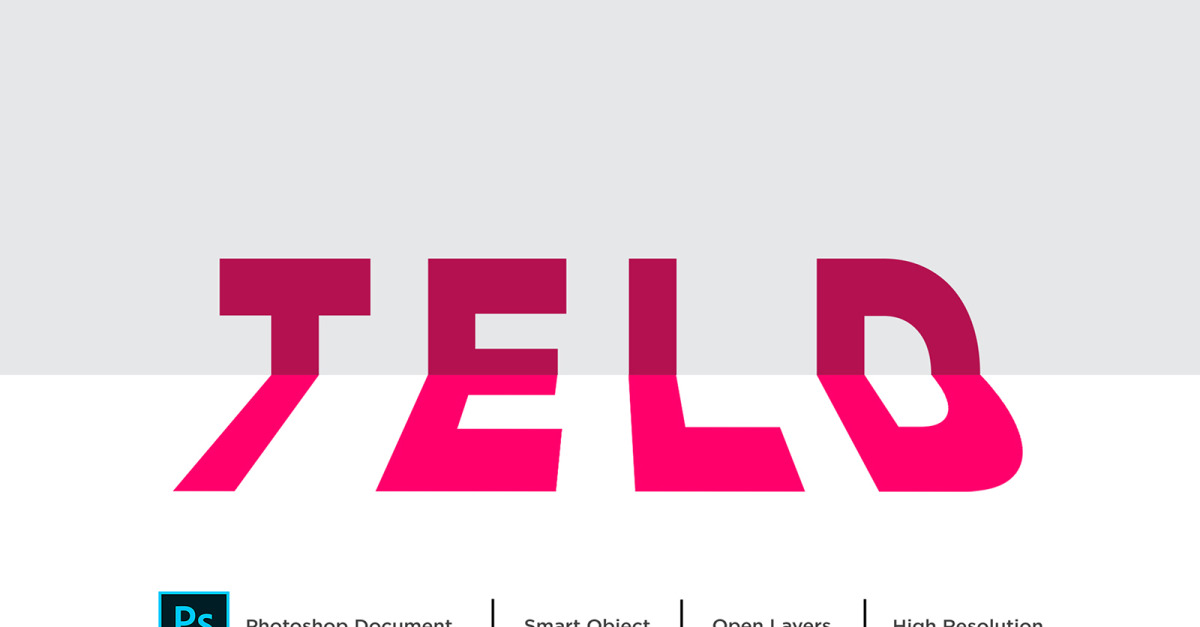 Teld Text Effect Design Photoshop Layer Style Effect - Illustration