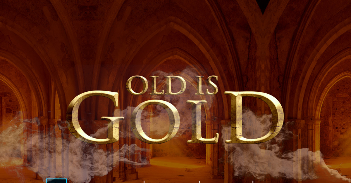 Old is Gold Effet de texte Design Photoshop Layer Style Effect ...