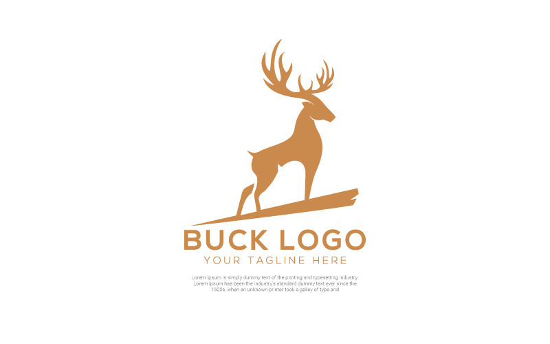 Modèle de logo Buck #149014 - TemplateMonster