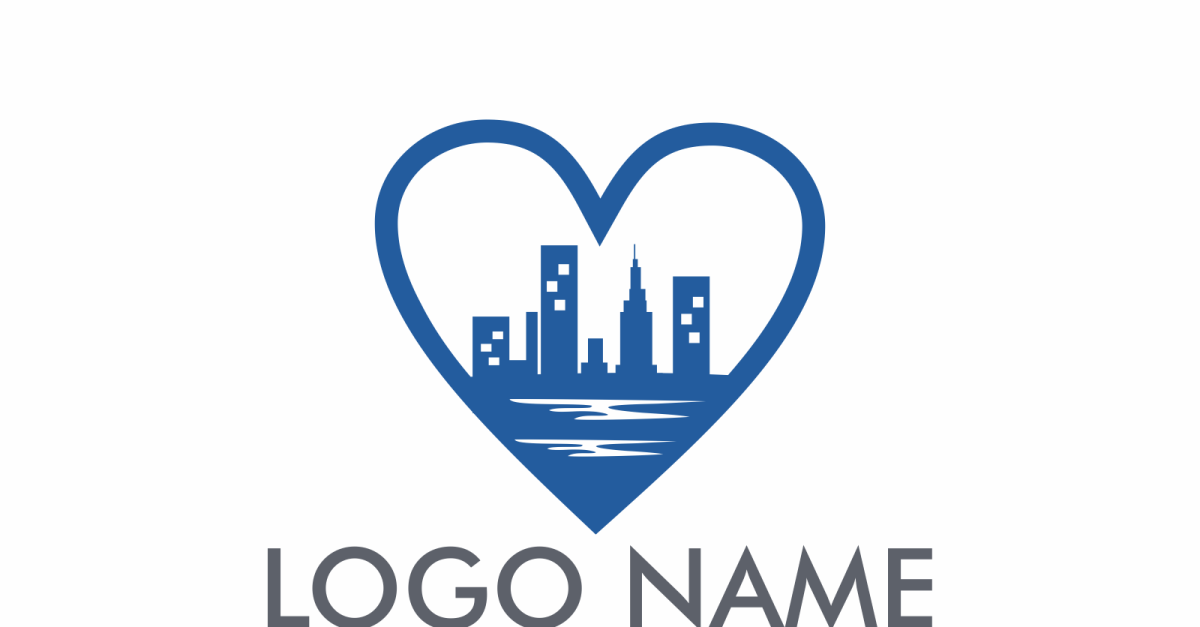 Love City Logo Template #149400 - TemplateMonster
