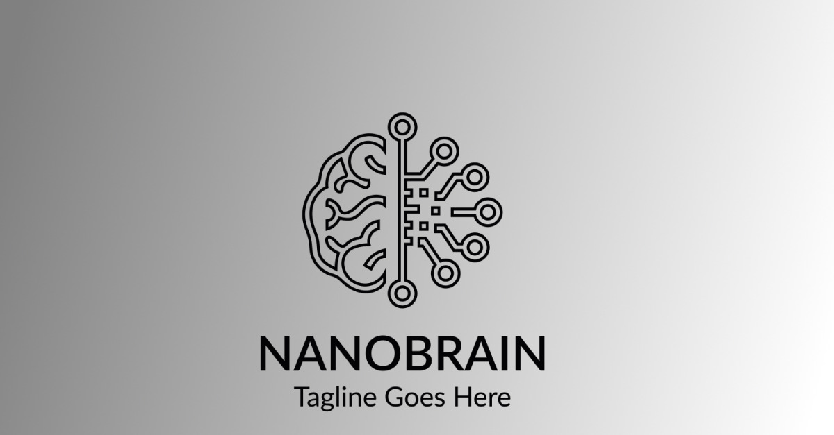 Nano Brain Logo Template #149548 - TemplateMonster