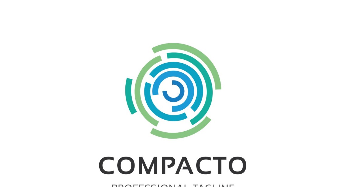 Compact Data Logo Template #149622 - TemplateMonster