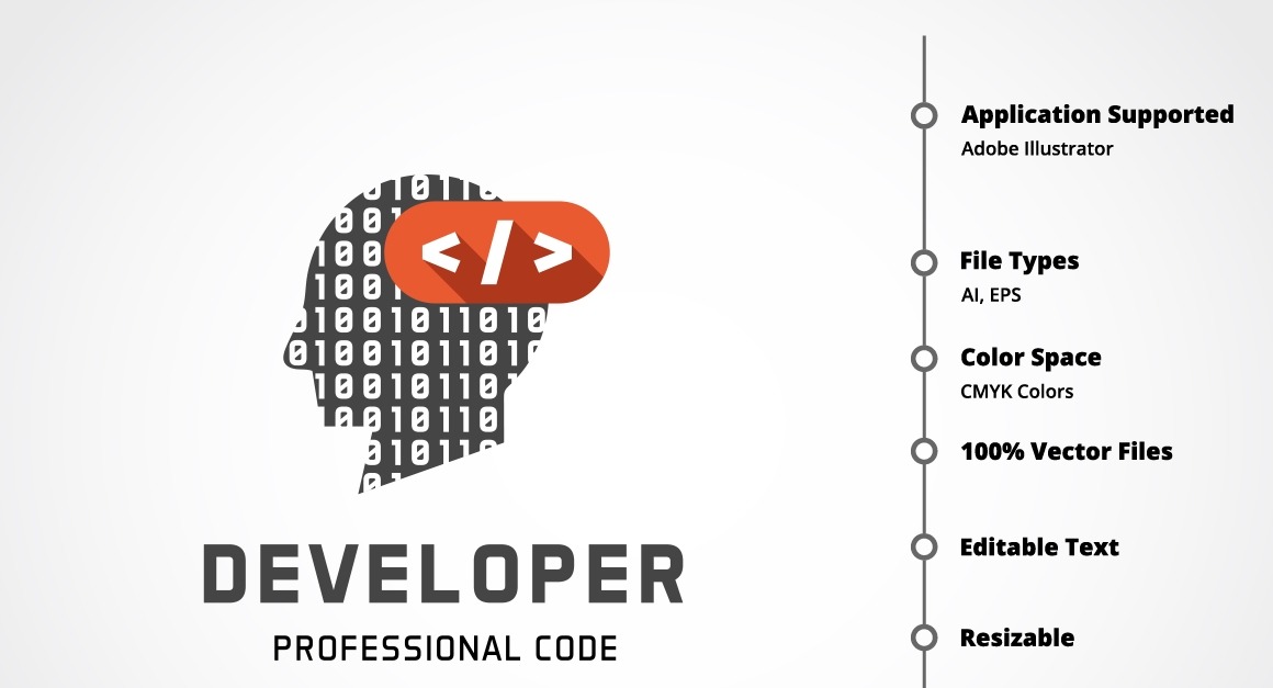 Developer Logo Template #149611 - TemplateMonster
