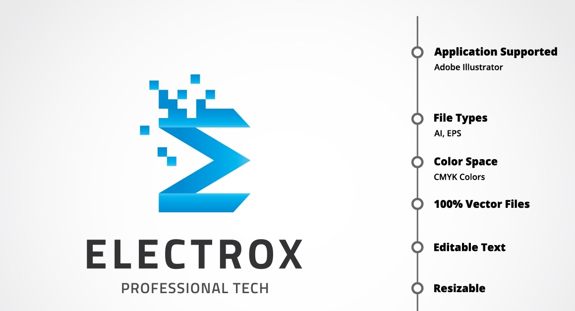 Electrox - Letter E Logo Template #149642 - TemplateMonster