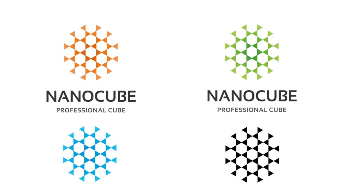 Nano Cube Logo Template #149603 - TemplateMonster