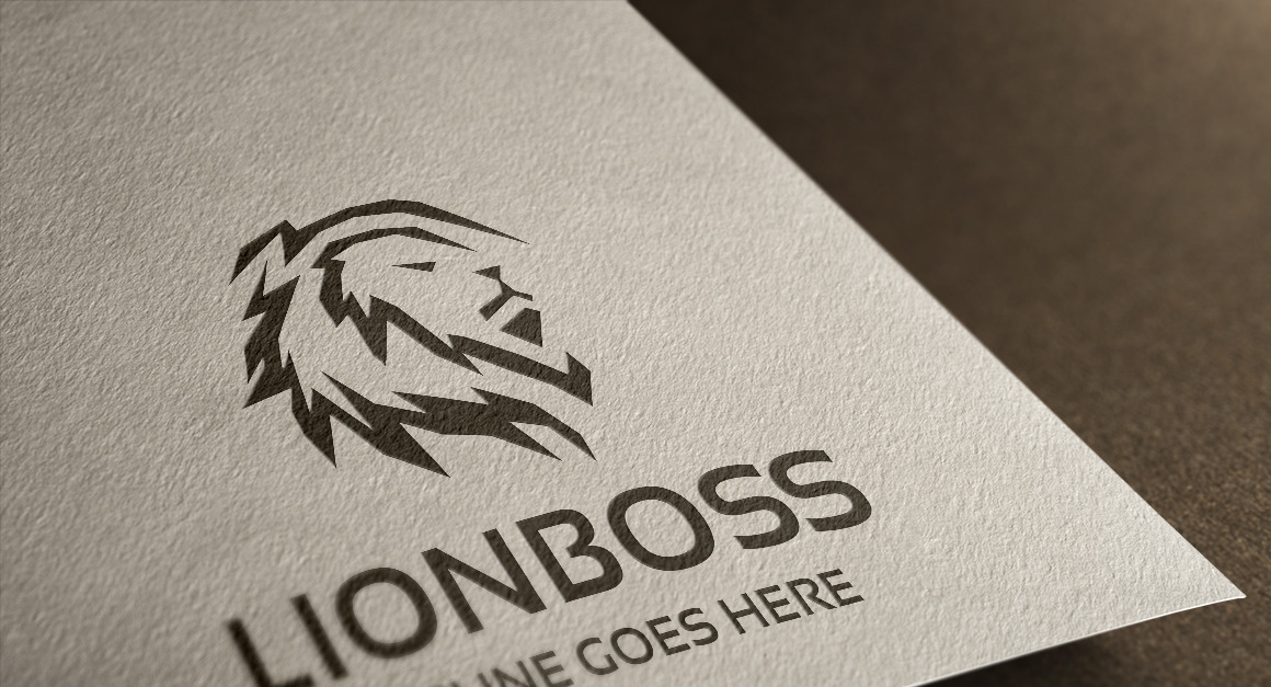 Lion Boss Logo Logo Template #149959 - TemplateMonster