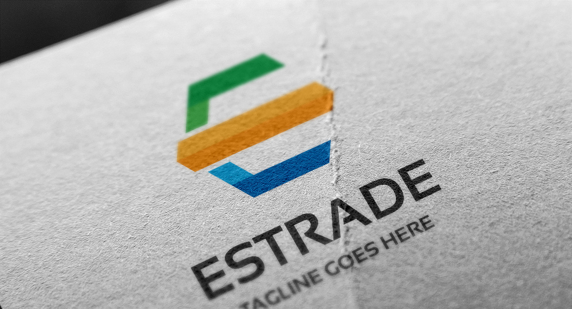 Letter E - Estrade Logo Template #150020 - TemplateMonster