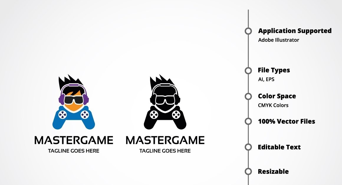 Master Game Logo Template #150067 - TemplateMonster