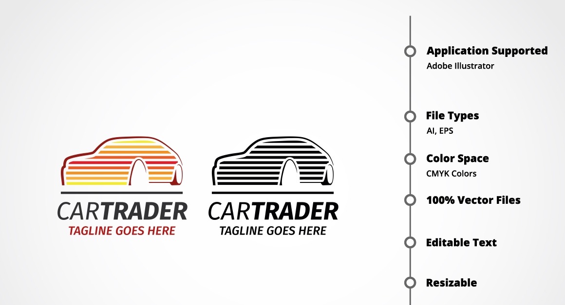 Car Trader Logo Template #150167 - TemplateMonster
