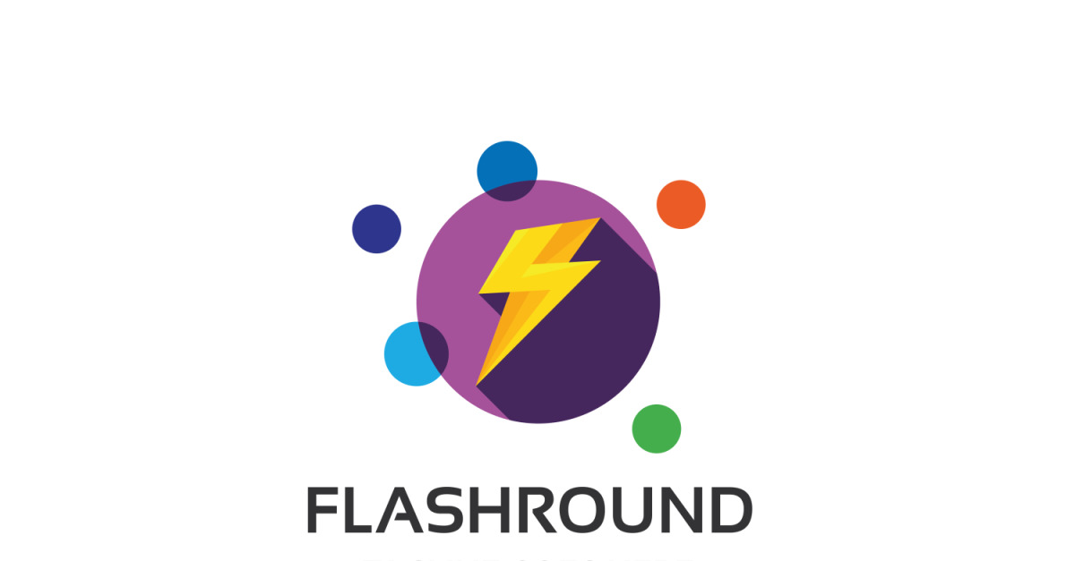 Flash Round Logo Template #150124 - TemplateMonster