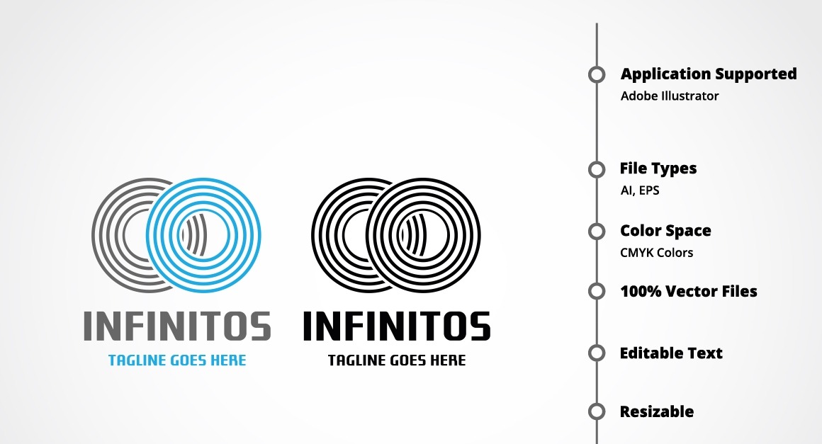 Infinitos Logo Template #150177 - TemplateMonster