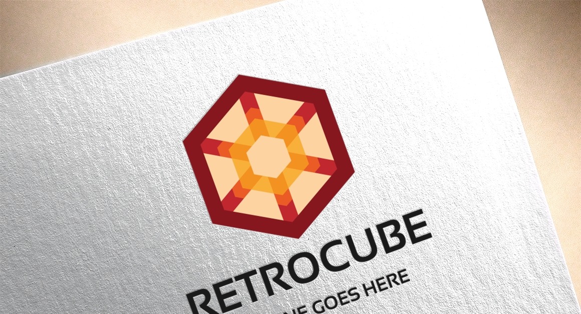 Retro Cube Logo Template #150102 - TemplateMonster