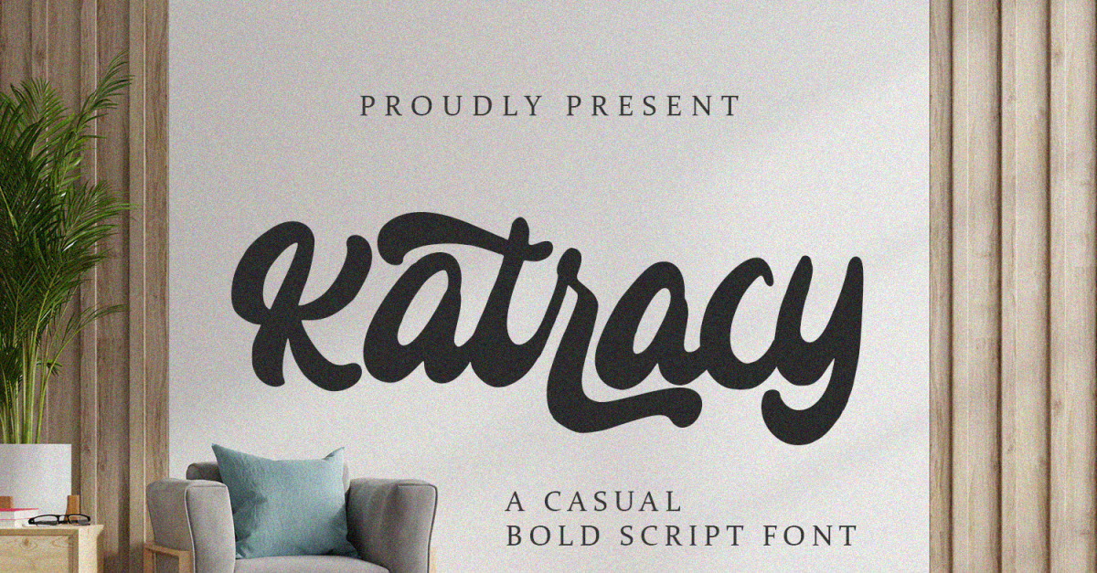 Katracy - Police cursive grasse #150761 - TemplateMonster