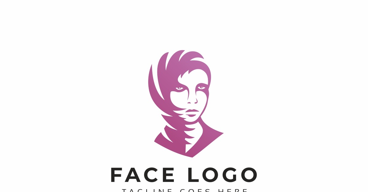 Face Logo Template #151399 - TemplateMonster
